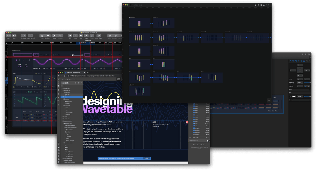 Redesigning Ableton's Wavetable