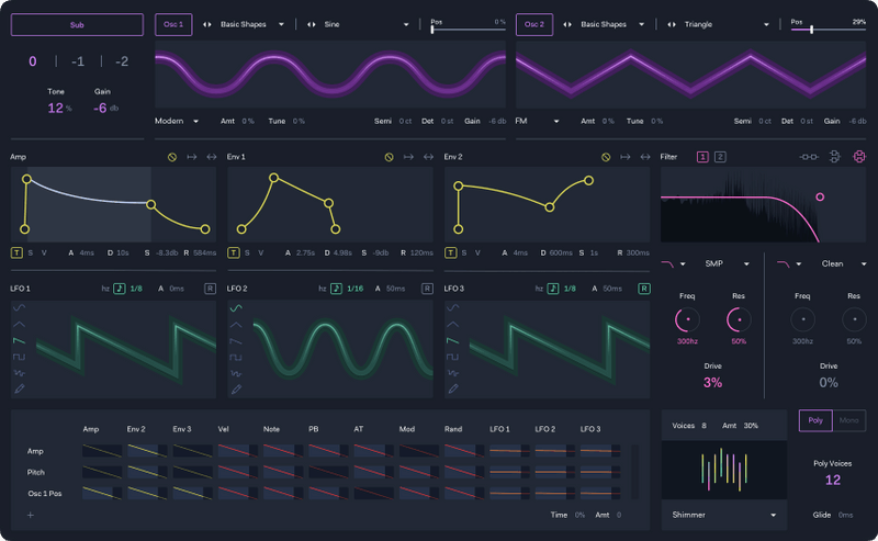 Redesigning Ableton's Wavetable